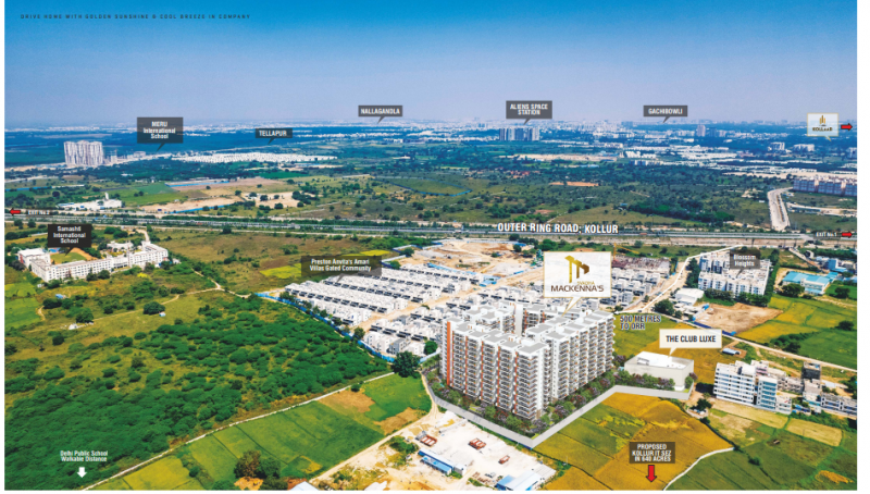 Luxury Class Worthy 2,2.5,3 BHK Flats In Kollur