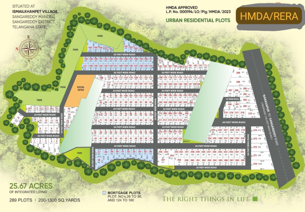 Silpa Celestia - Premium Villa Plots in Kandi Near IIT